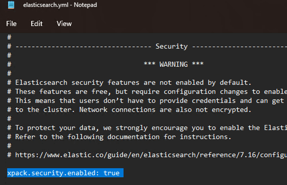 Add password to elasticsearch - Studyraft
