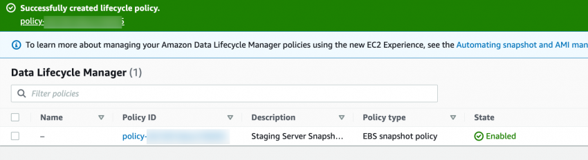 Create automated snapshots of EC2 instance in AWS - Studyraft