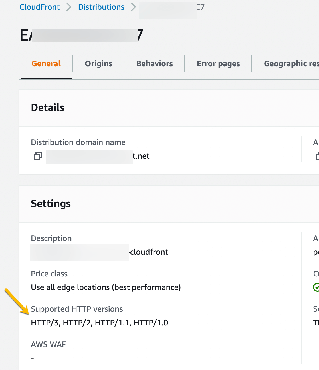 How to enable HTTP 3 on CloudFront - Studyraft