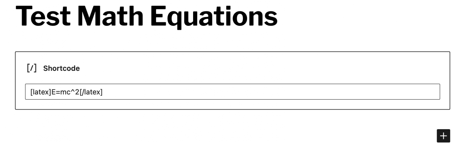 How to write math equations in WordPress - Studyraft