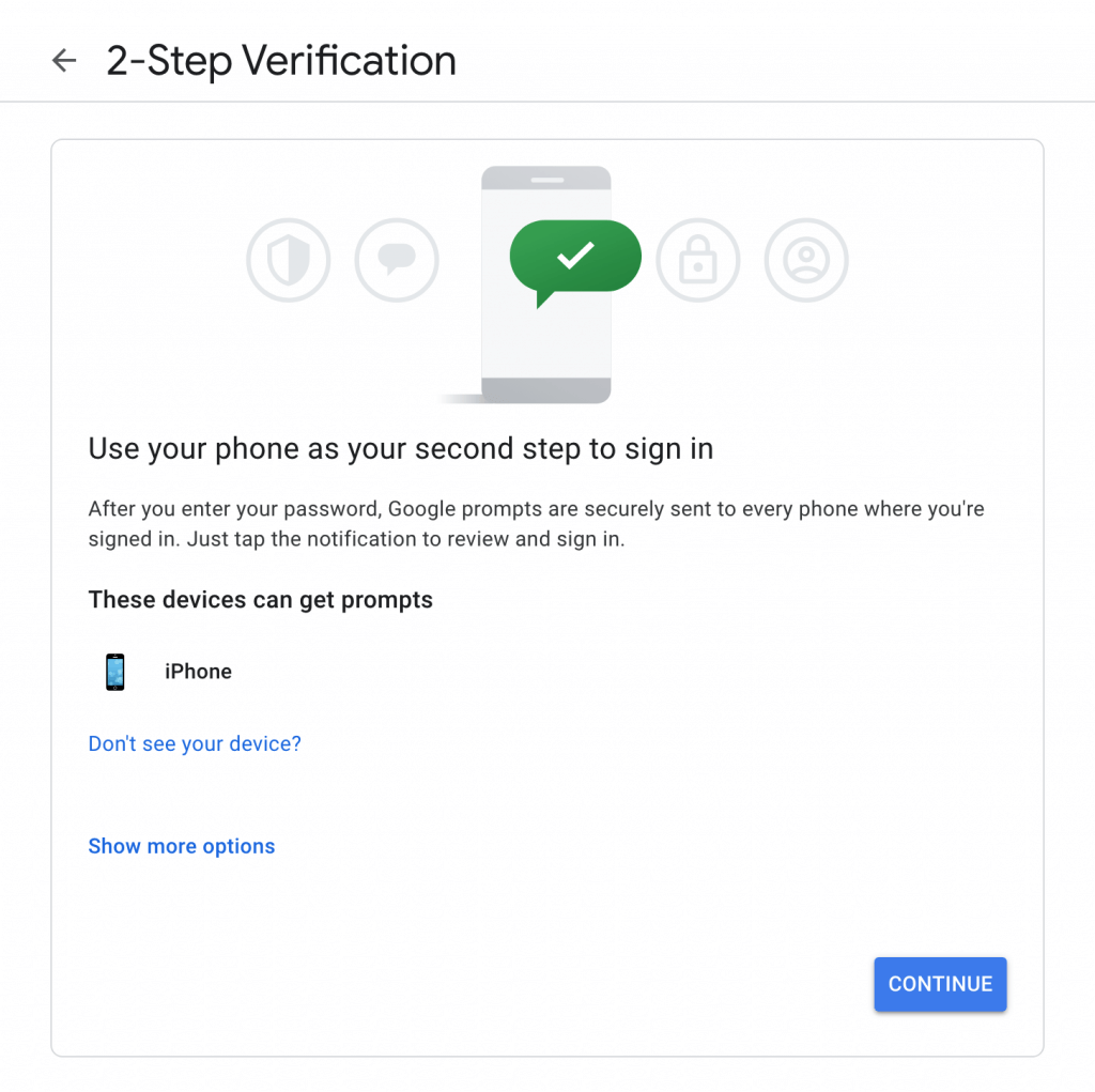 Enable 2-Step Verification in Google Account - Studyraft