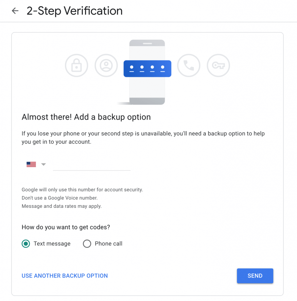 Enable 2-Step Verification in Google Account - Studyraft