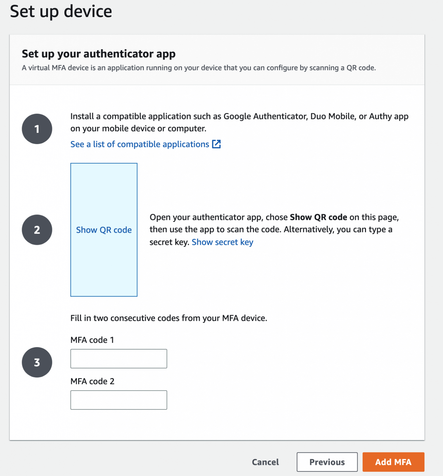 How to enable MFA on AWS account - Studyraft